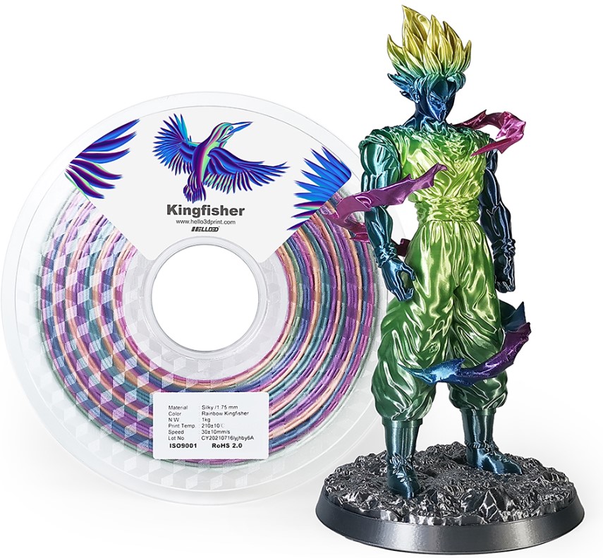 Silk PLA Rainbow Filament - 3D Print West -Perth WA Stock